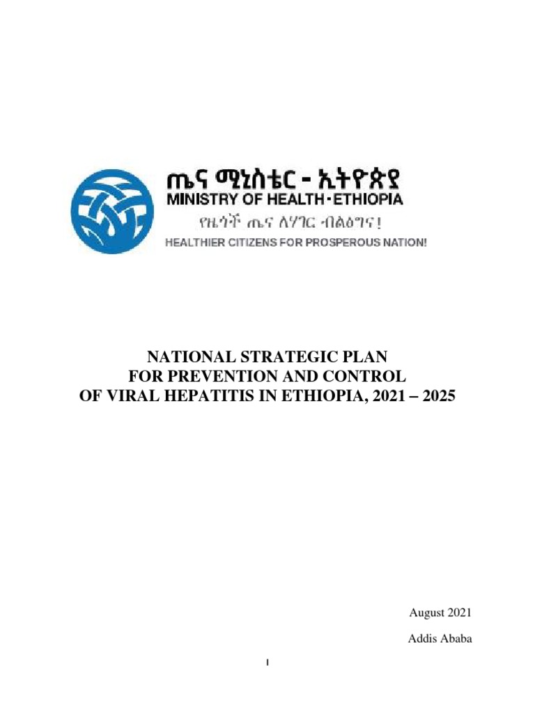 National Strategic Plan For Prevention and Control of Viral Hepatitis ...