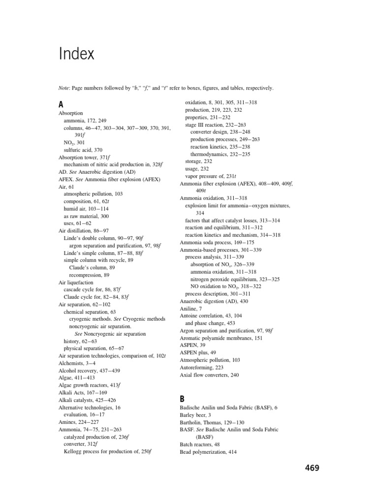 Index - 2016 - Industrial Chemical Process Analysis and Design | PDF ...