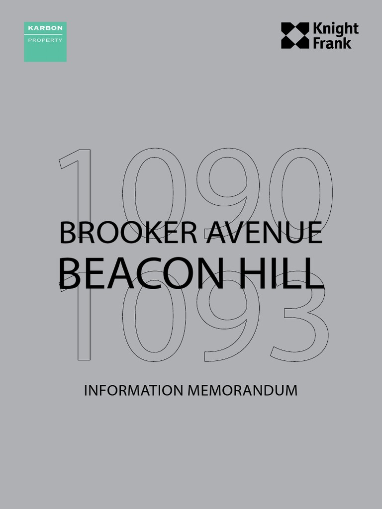 IM - 1090-1093 Brooker Avenue, Beacon Hill | PDF | Sydney | Due Diligence