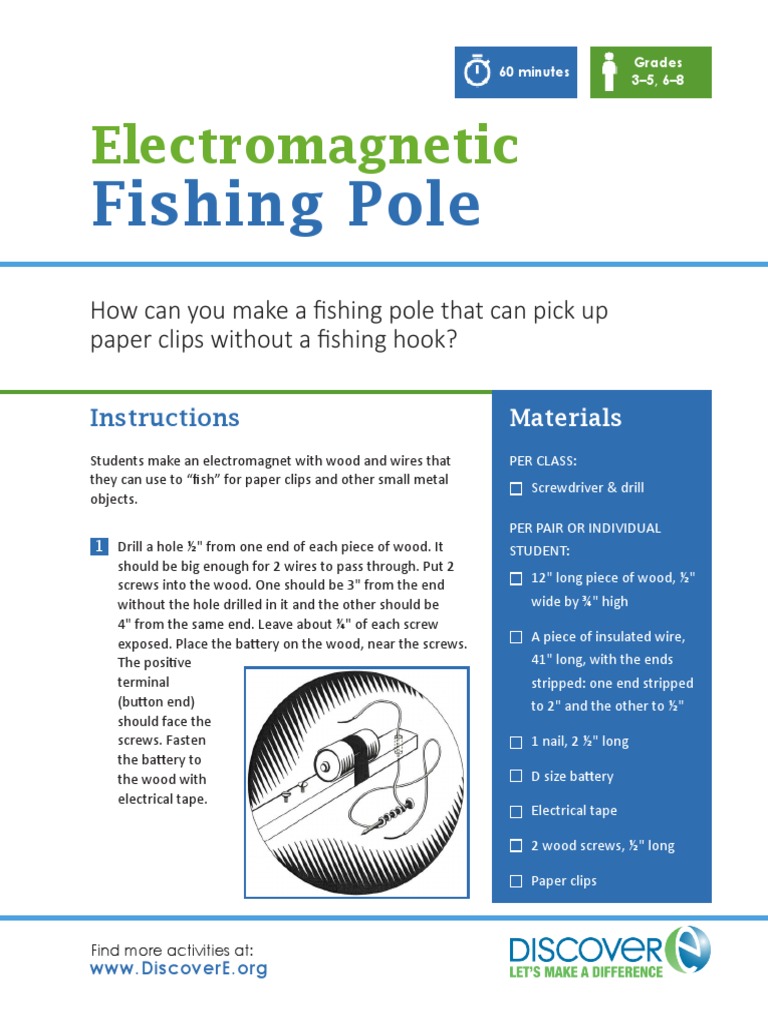 Electromagnetic Fishing: Creating an Electromagnet to "Fish | PDF ...
