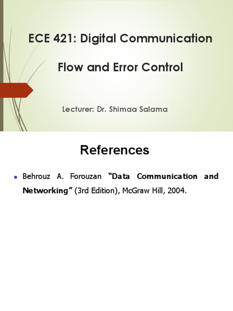 Hdlc Lec5 Pdf Network Protocols Computer Data