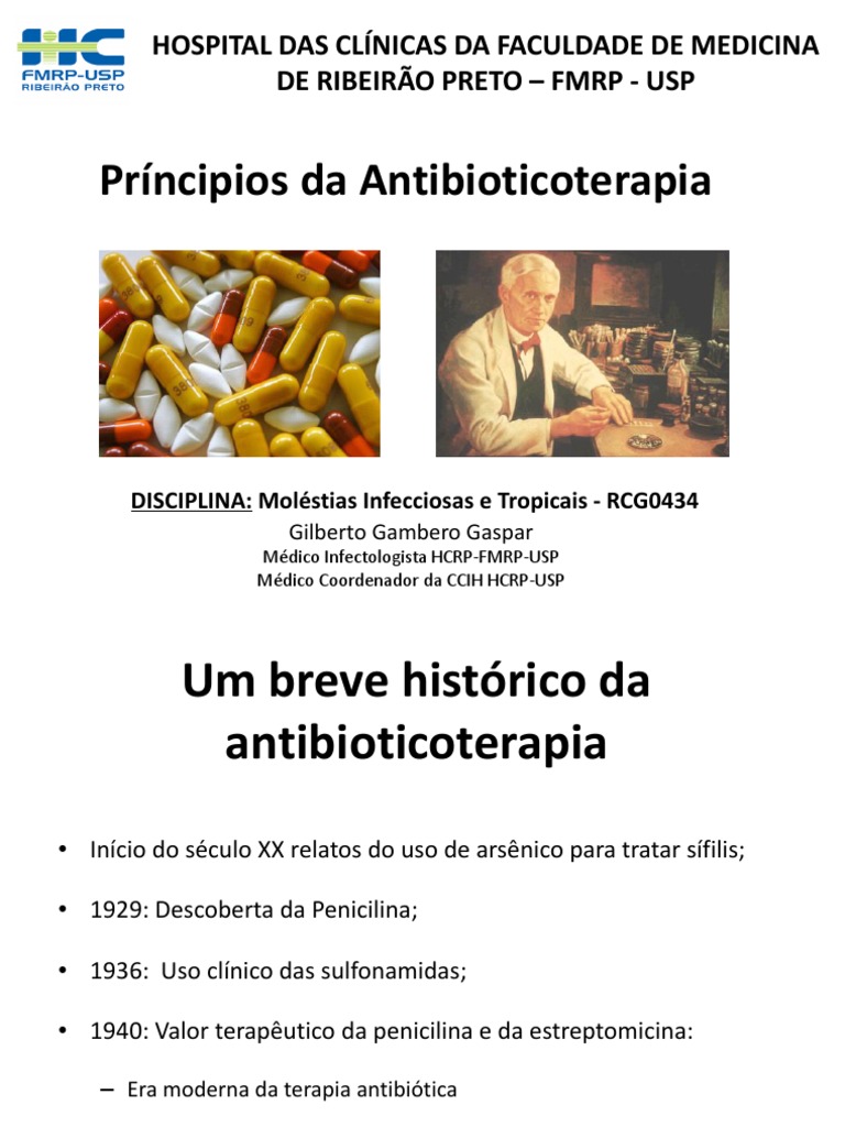 Principios Antibioticoterapia | PDF | Penicilina | Infecção