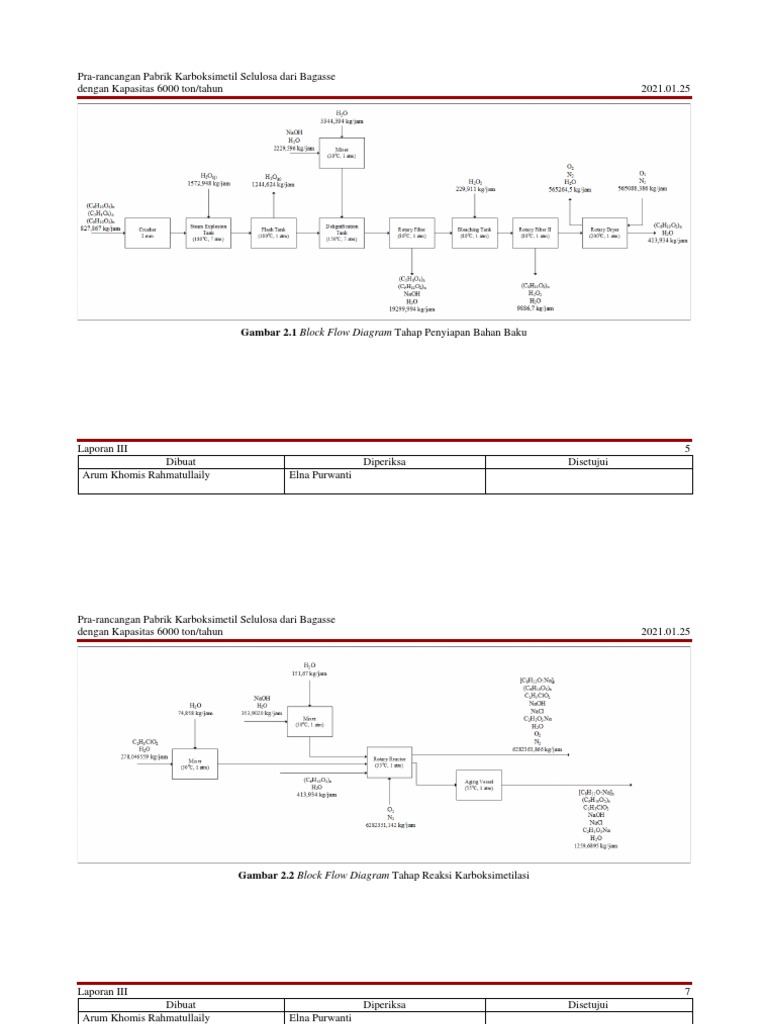 Pra-rancangan Pabrik CMC dari Bagasse | PDF