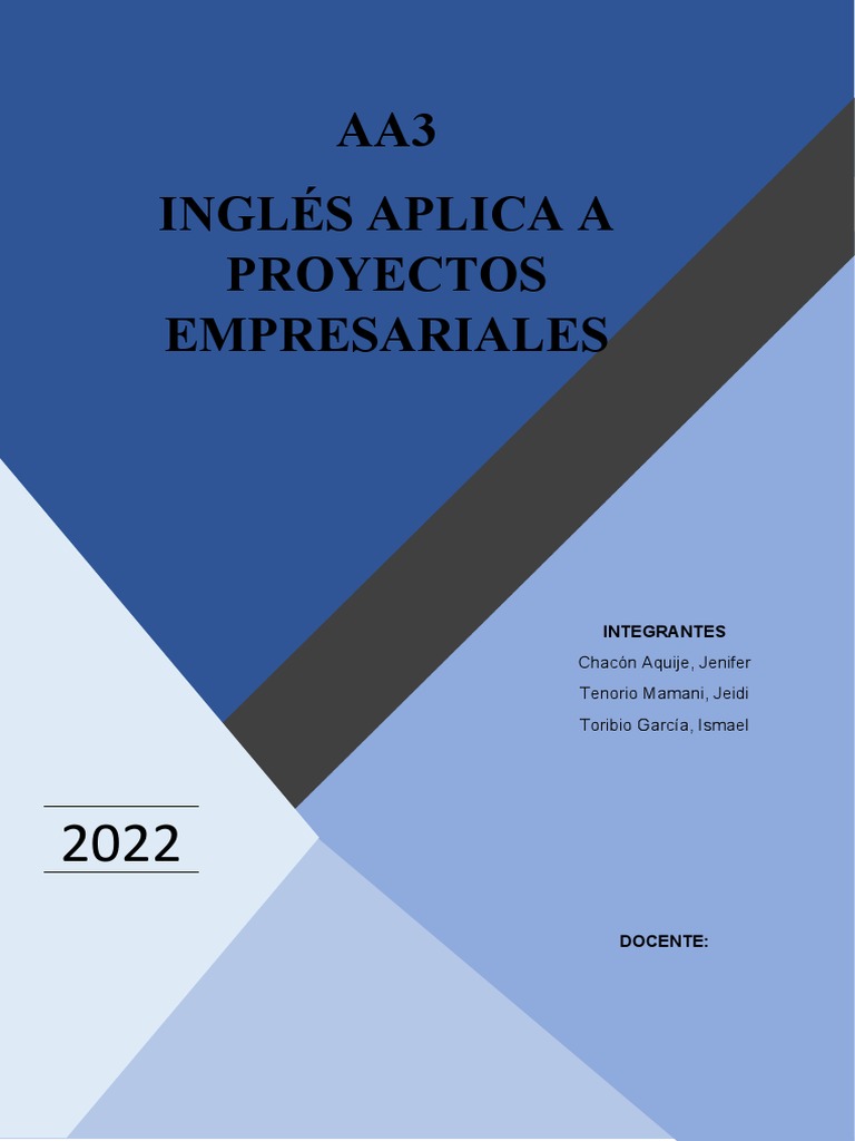 Ingles AA3 | PDF