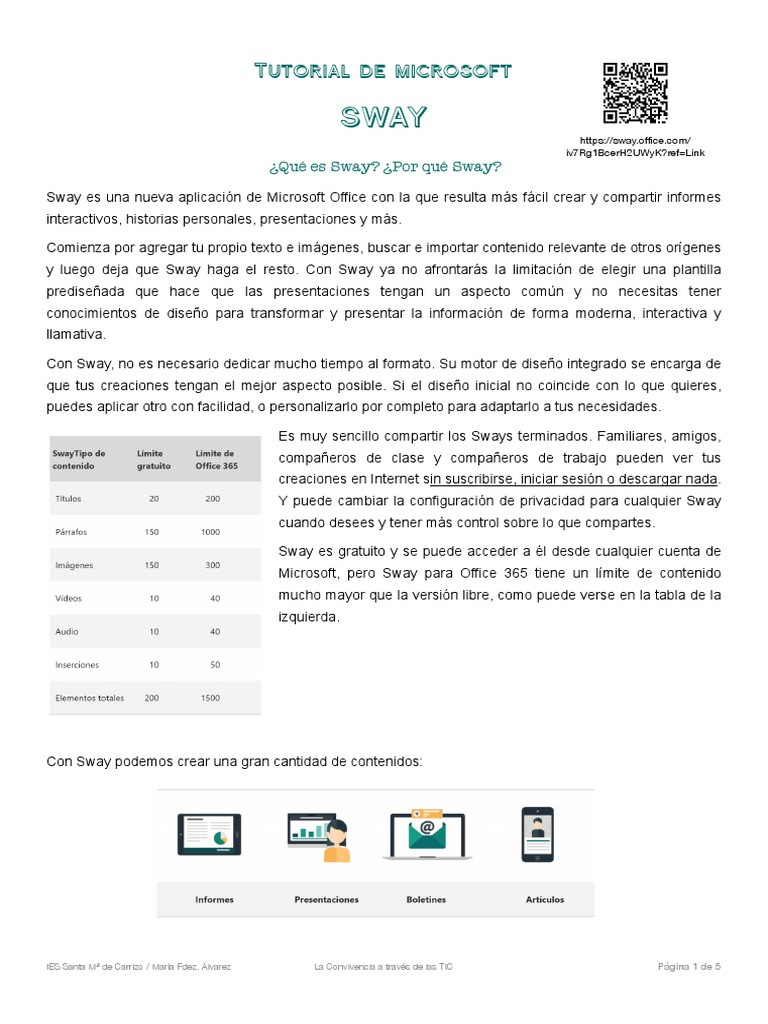 Guía Completa para Usar Microsoft Sway | PDF | Microsoft Office | Desarrollo de software