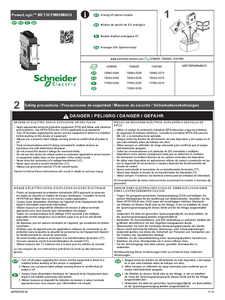 MFR58208 - 00 - Install - Sheet Analog - IO - Option - Module | PDF | Ingeniería Electrónica ...