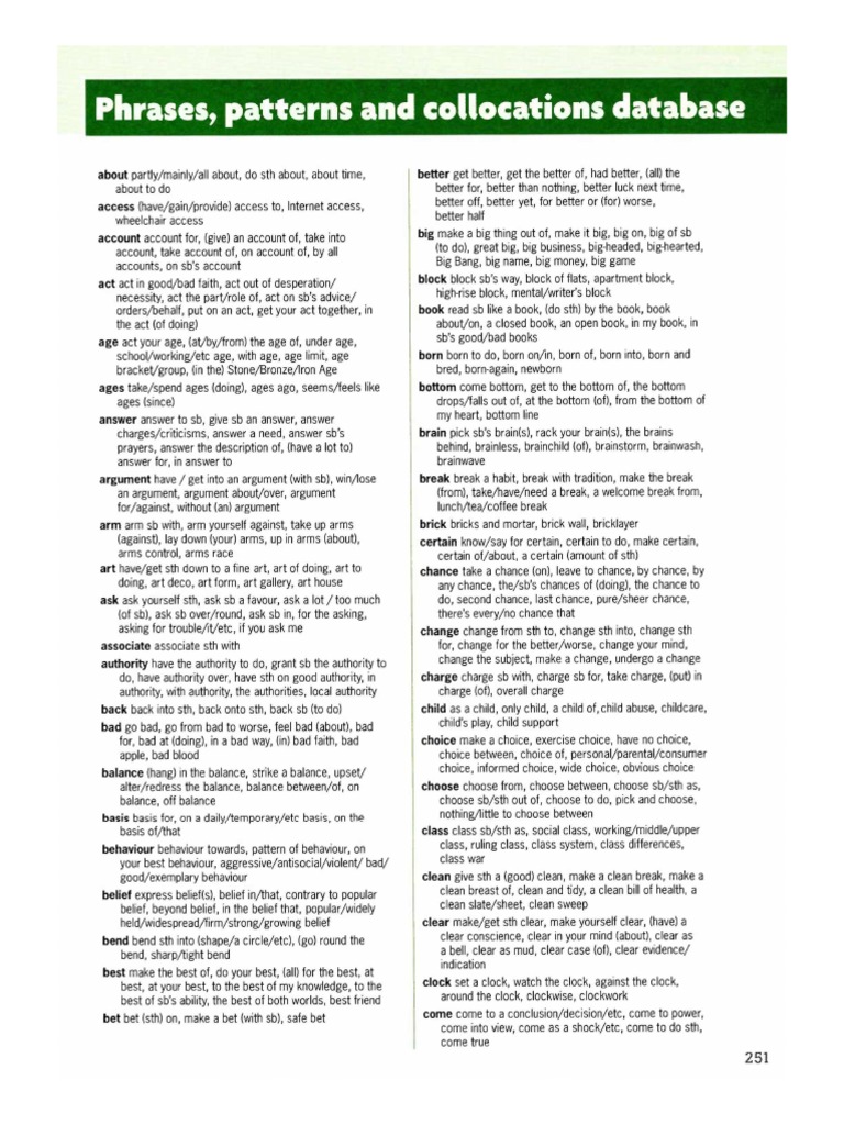 C1 2-Collocations | PDF