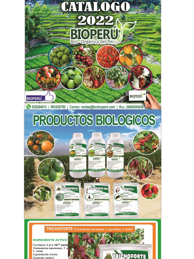 Catalogo Bioperu 2022 | PDF