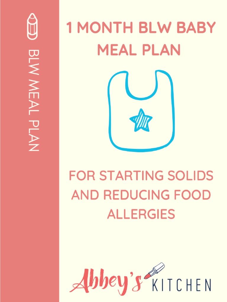 BLW Meal Plan | PDF | Tofu | Dill