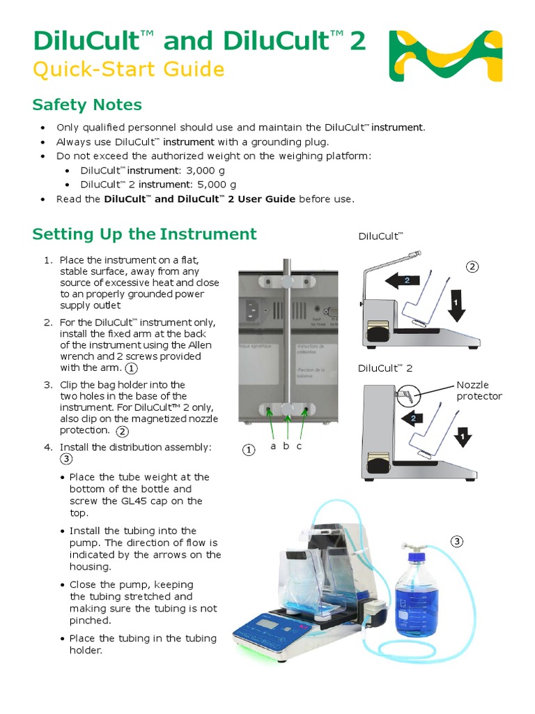 Dilucult Quick Start | PDF | Electrical Engineering | Equipment