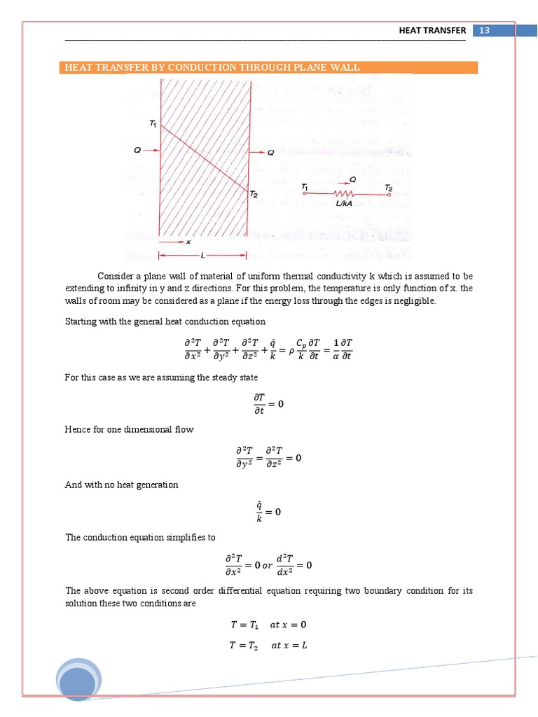 Unit 2 | PDF | Thermal Conduction | Heat Transfer
