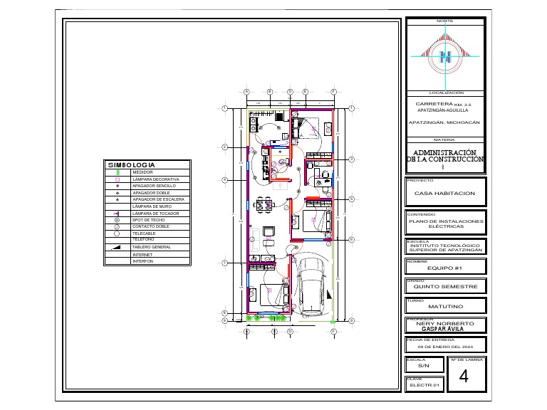 EV-U4-PLANO Electrica | PDF