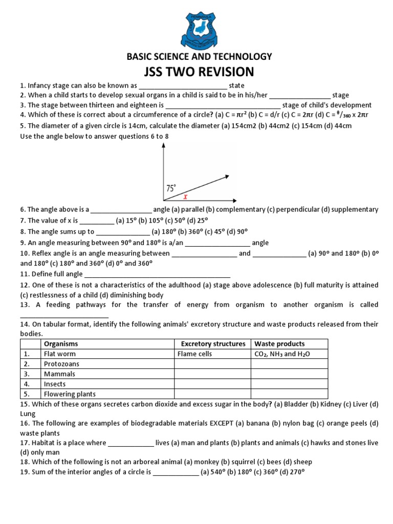 JSS Two BST Revision - 060310 | PDF | Digestion | Food Web