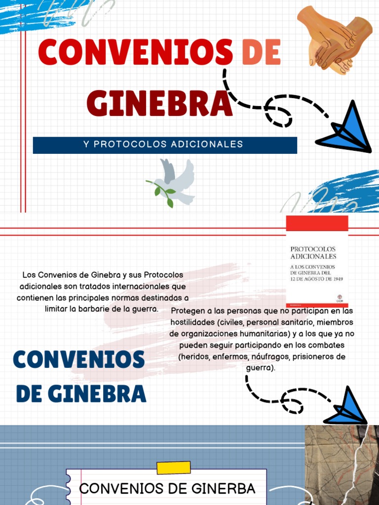 Convenios de Ginebra y Protocolos Adicionales | PDF | Relaciones ...