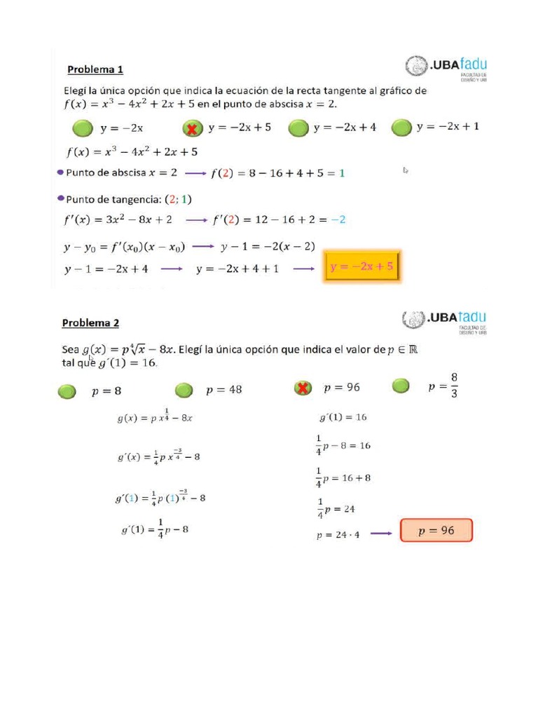 Repaso Parcial 3 Mate | PDF