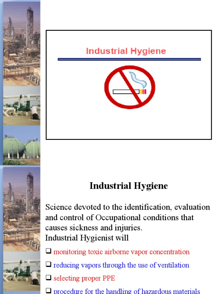 Chapter 3 - Industrial Hygiene - Final | PDF | Occupational Hygiene ...