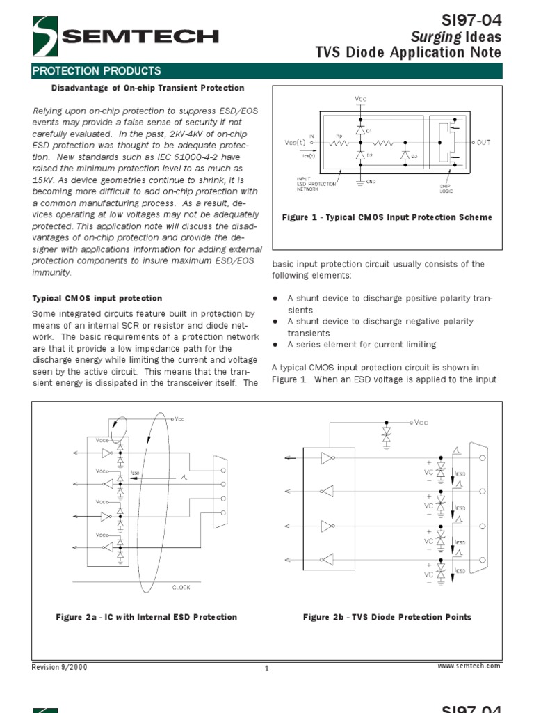 Disadvantage of On-Chip Transient Voltage Protection | PDF ...