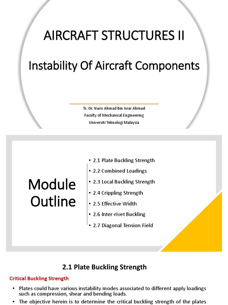 Inter-Rivet Buckling in Aircraft Structures | PDF | Buckling | Strength ...