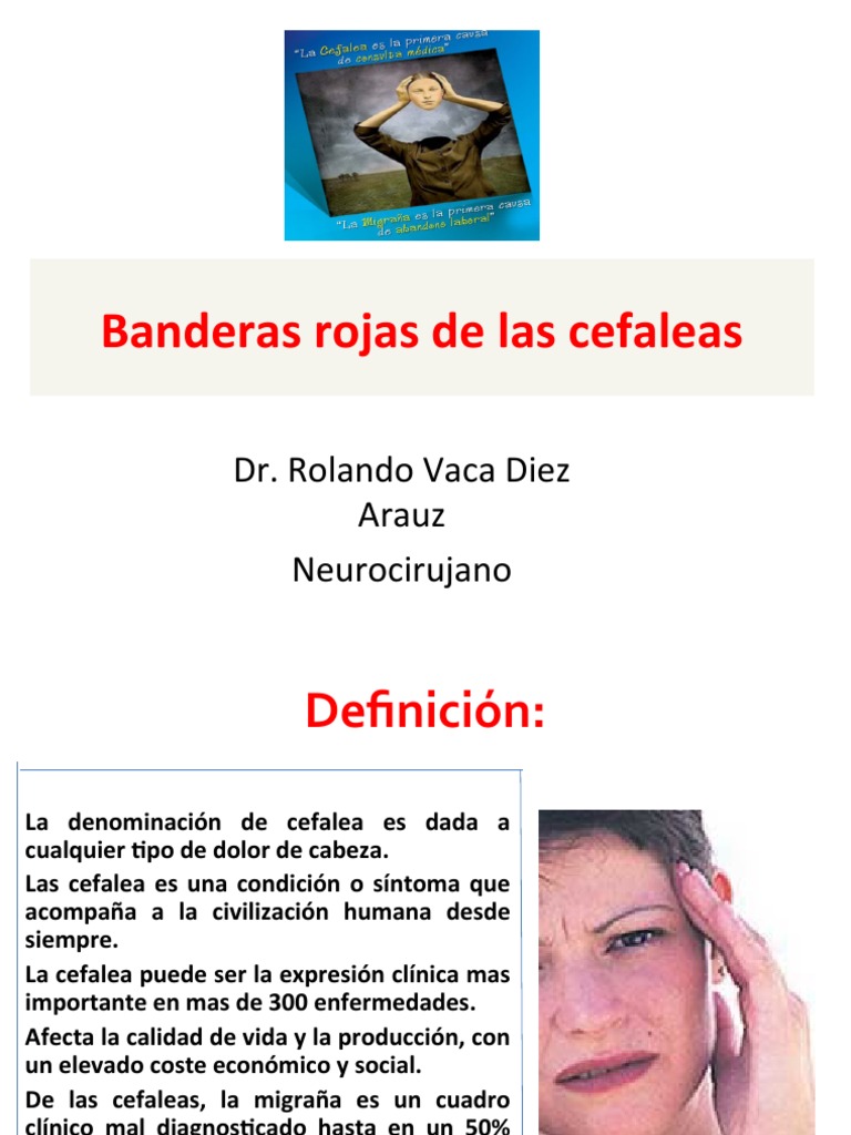 Banderas rojas de las cefaleas Bago 2013 | PDF | Dolor de cabeza | Migraña