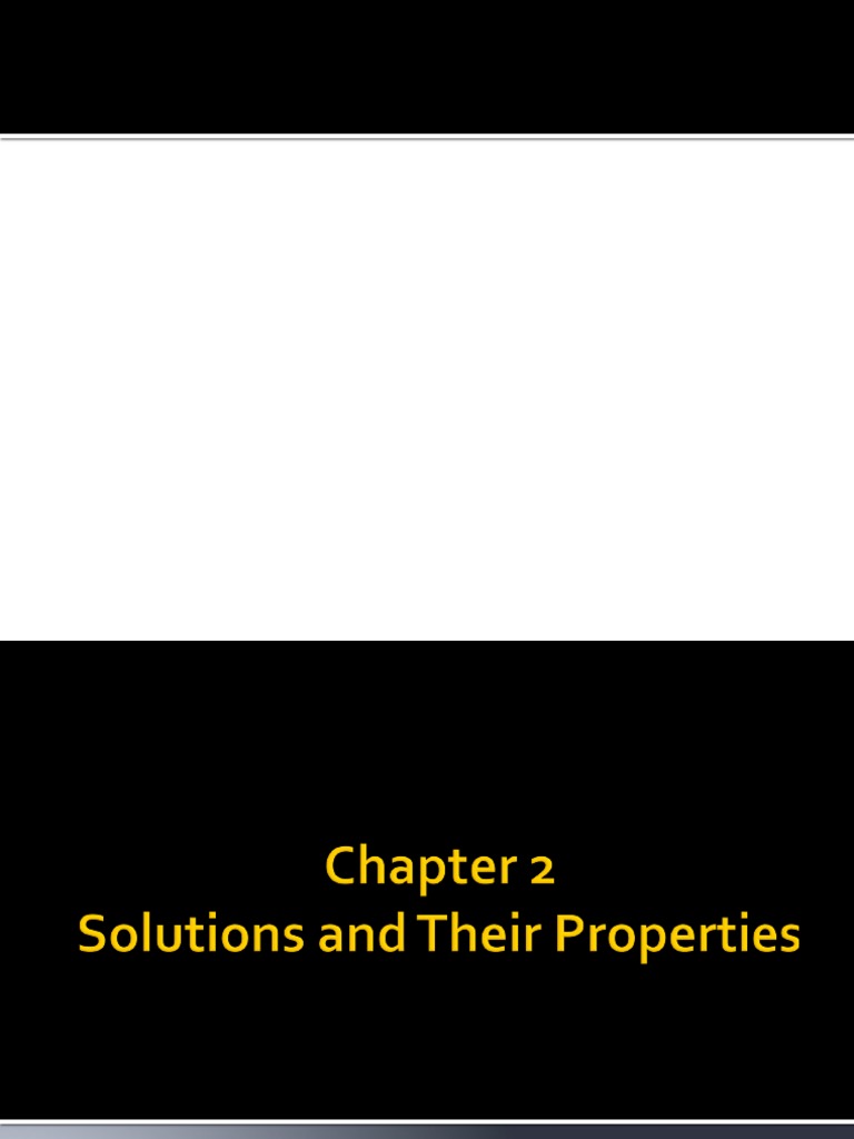 Week 2A-Concetration of Solution | PDF | Solubility | Concentration