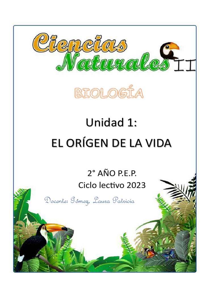Cs Nat Unidad 1 PEP2023 | PDF | Naturaleza | Biología