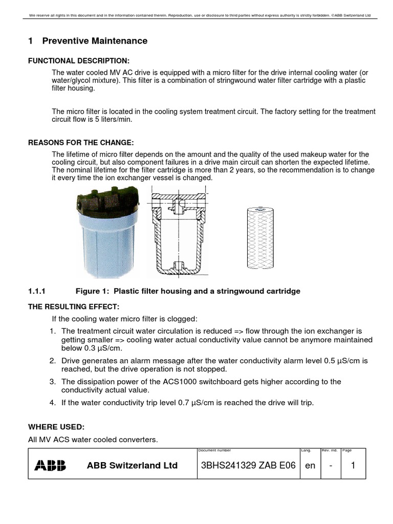 Maintenance Notes - MicroFilter | PDF