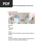 Experimento PH Con Repollo Morado | PDF | Ph | Ácido