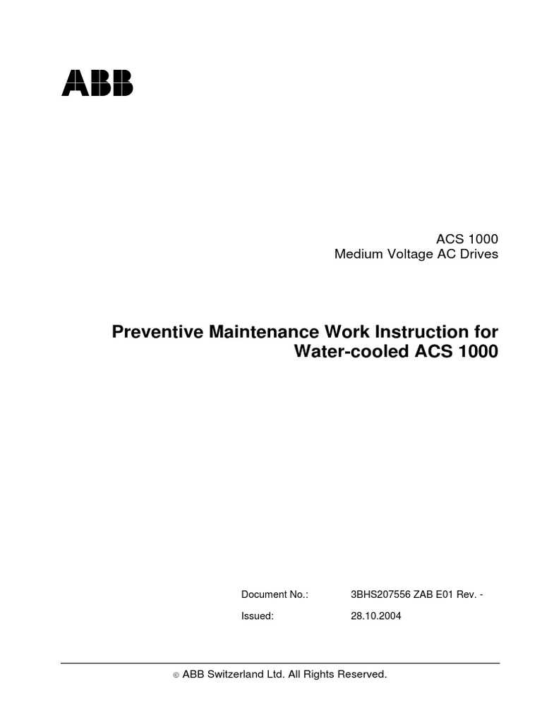 ACS 1000W PMWorkInst | PDF | Capacitor | Rectifier