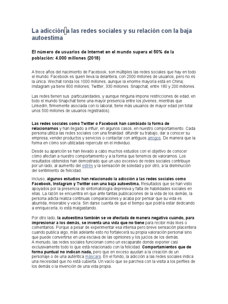 TEXTO EXPOSITIVO - Redes Sociales - Agosto | PDF | Facebook | Servicio ...