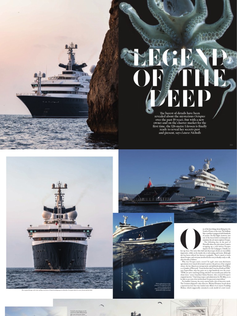 Lurssen Octopus Blueprint | PDF | Non Disclosure Agreement | Watercraft