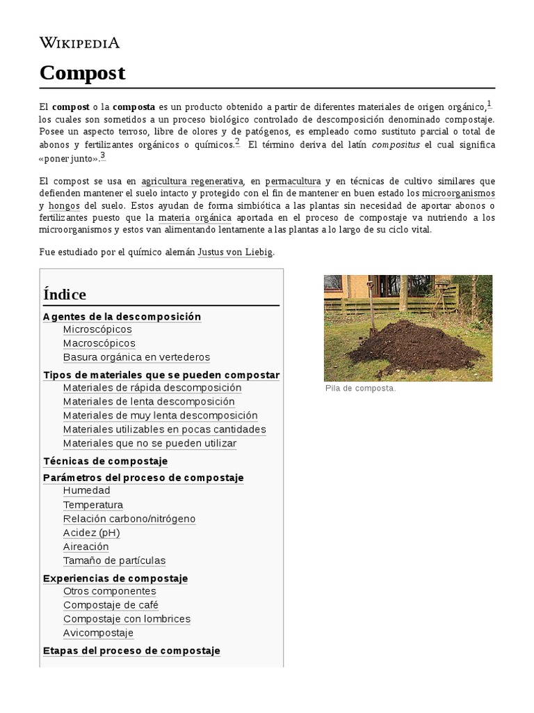 Compost | PDF | Compost | Naturaleza