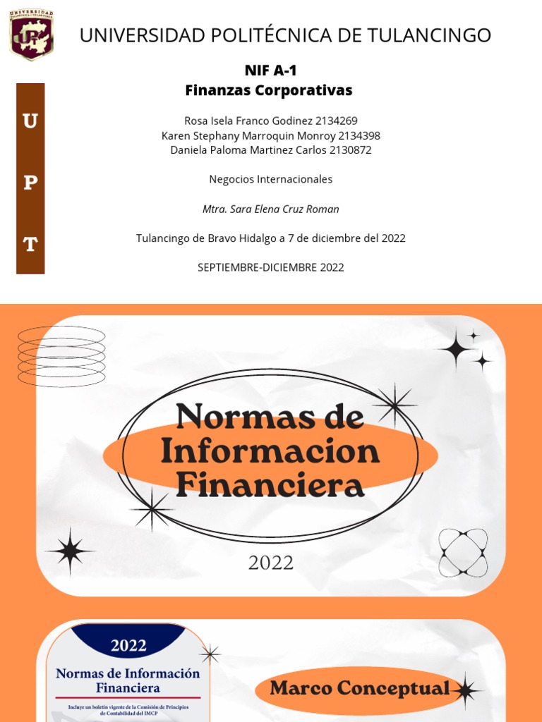 Capitulos NIF | PDF | Estado financiero | Contabilidad