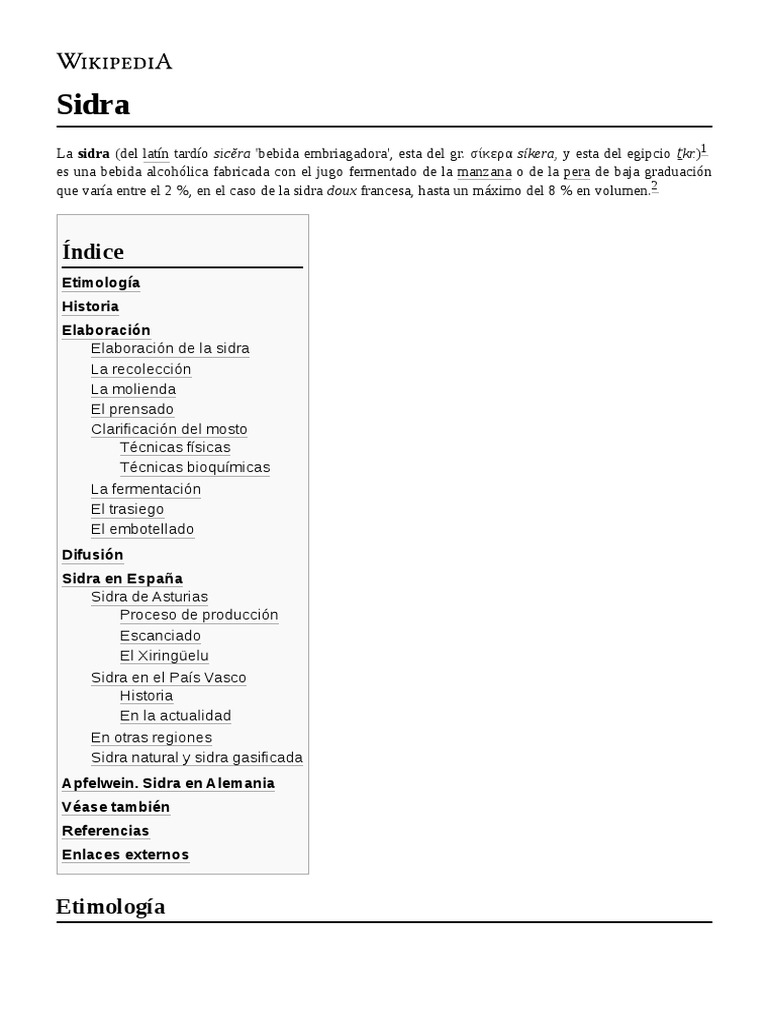 Sidra | PDF | Sidra | Comidas fermentadas