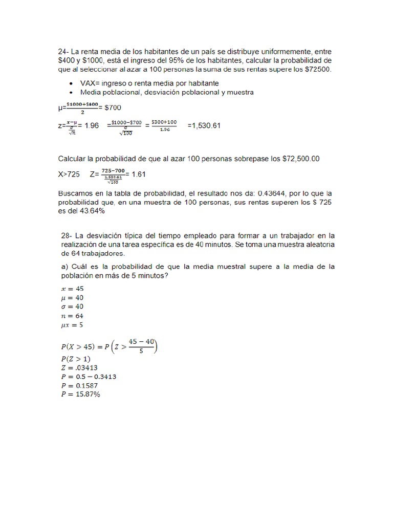 Ejercicios Resultos | PDF