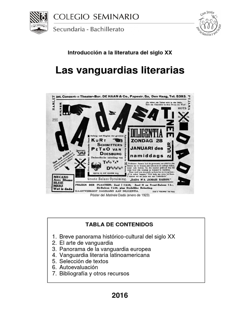 Las Vanguardias Literarias: Introducción A La Literatura Del Siglo XX ...