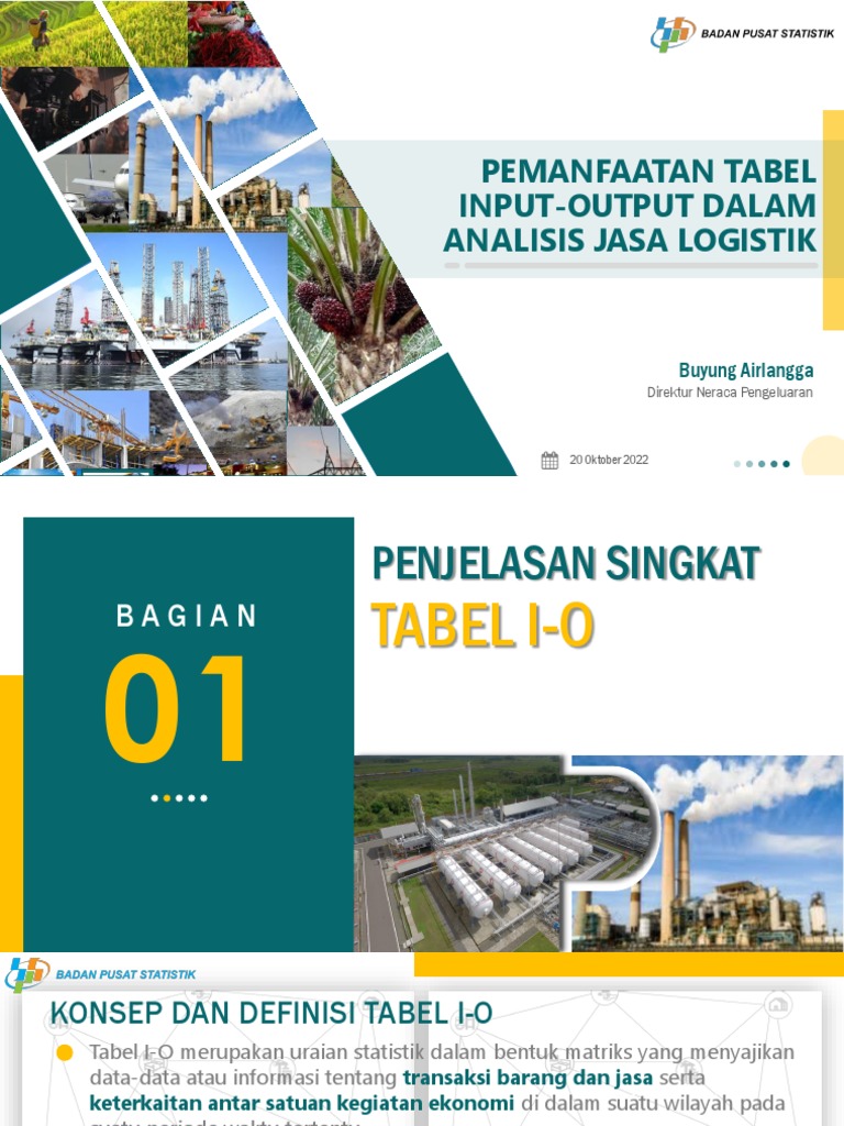 Pemanfaatan Tabel IO Untuk Jasa Logistik - 221205 - 072234 | PDF