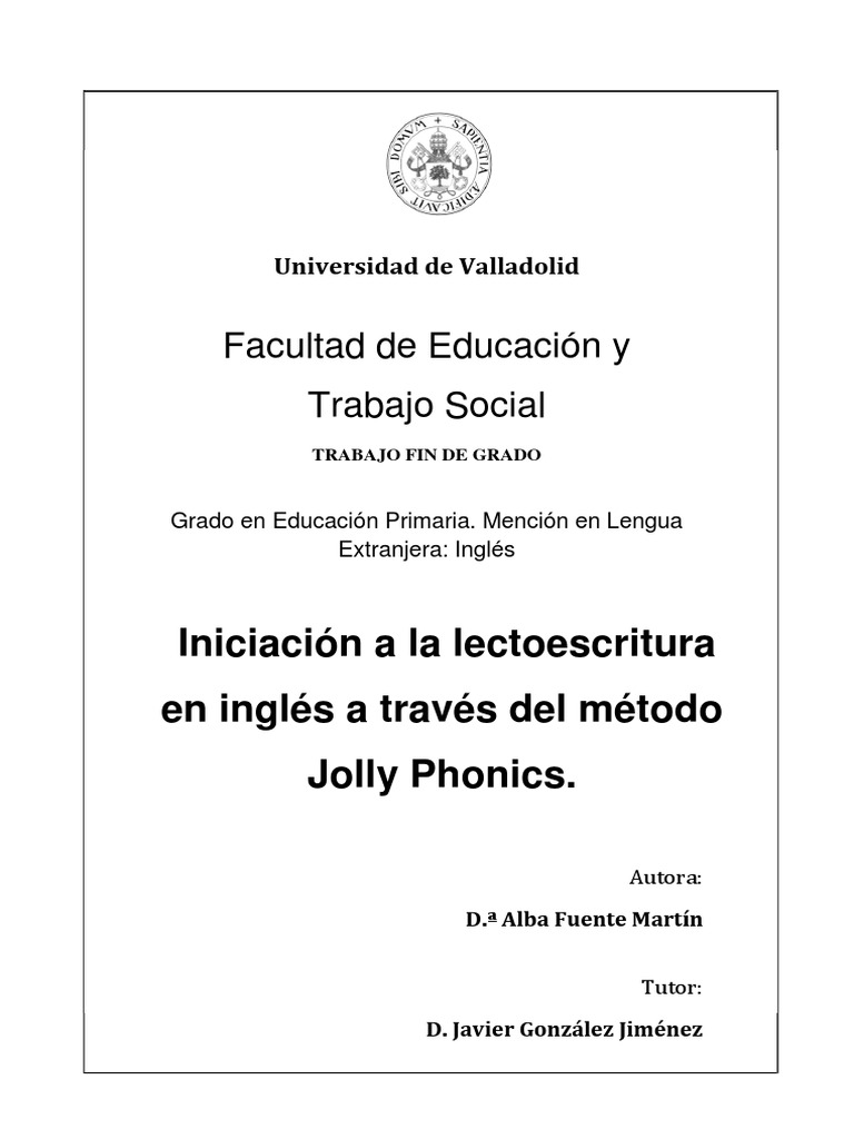 TFG-G 879 | PDF | Aquisición de idioma | Segundo lenguaje