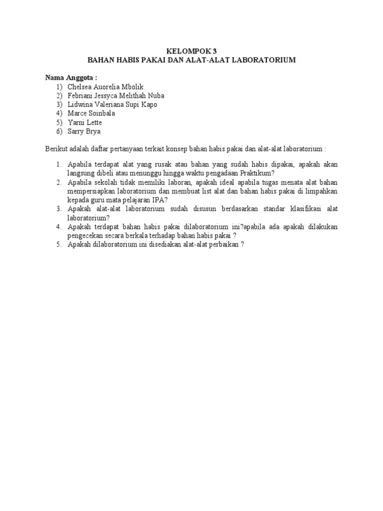 KELOMPOK 3 LAB FIS,SMSTR 4 | PDF