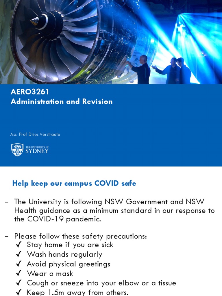 AERO3261 Administration and Revision: Ass. Prof Dries Verstraete | PDF ...