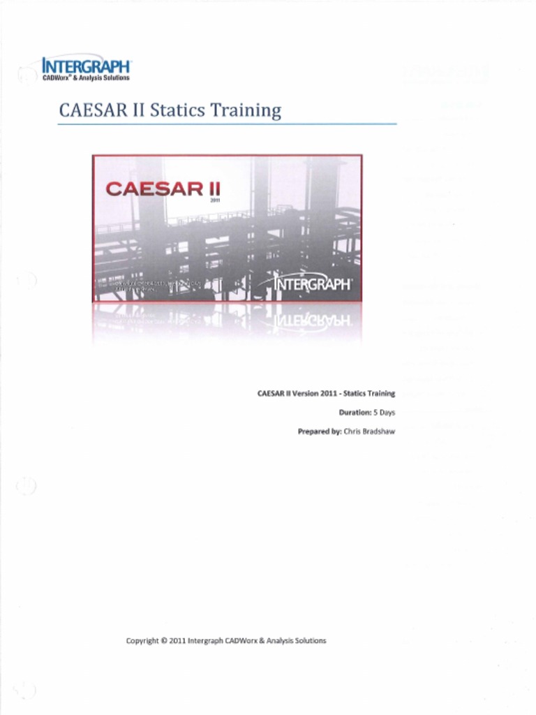 Caesar Ii Training Manual | PDF