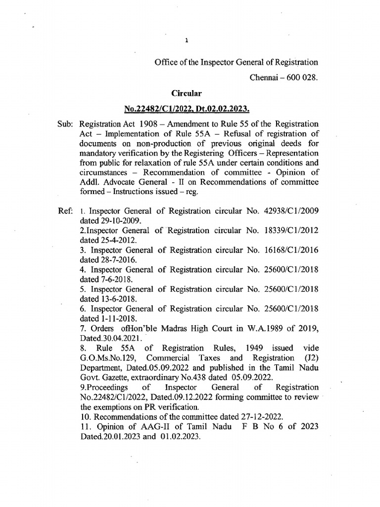 22482-C1-2022 - Amendment 55A - Relaxation Circular - Reg. | PDF | Deed | Banks