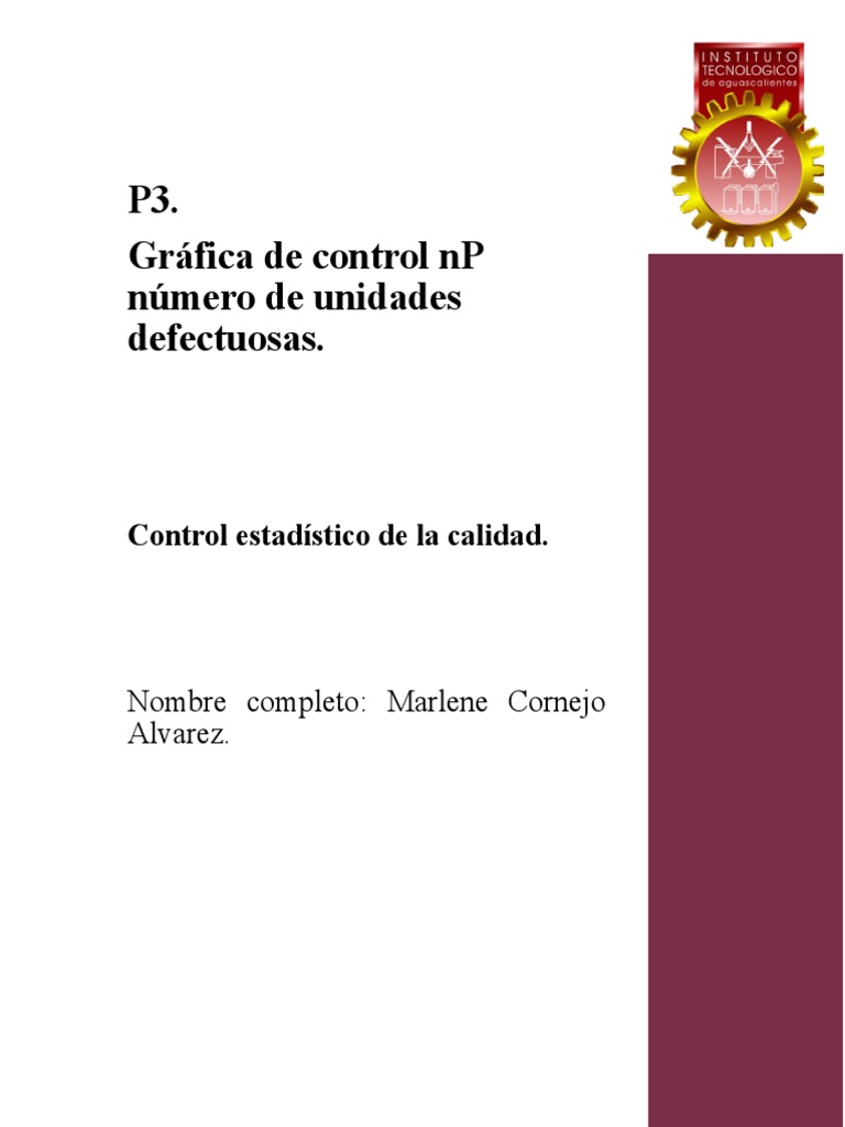 P3. Gráfica de Control NP (Número de Unidades Defectuosas) | PDF | Statistics