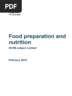 Food and Nutrition Syllabus | PDF | Foods | Nutrition