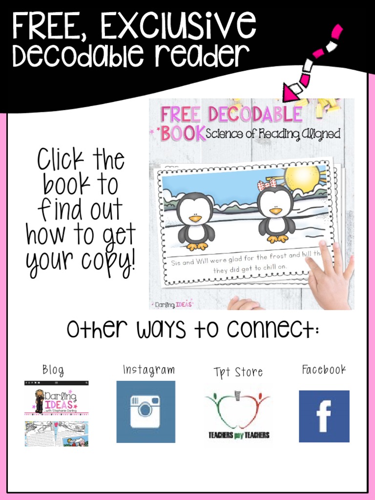 Decodable Reader: Click The Book To F Ind Out How To Get Your Copy ...