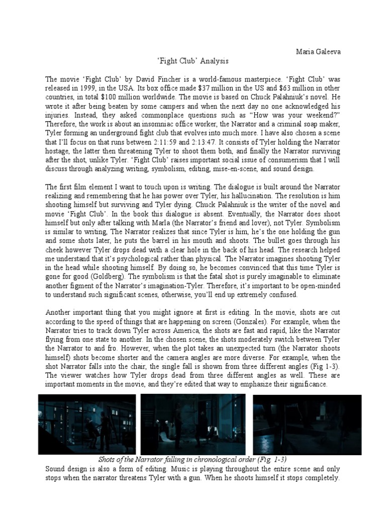 Fight Club Analysis | PDF