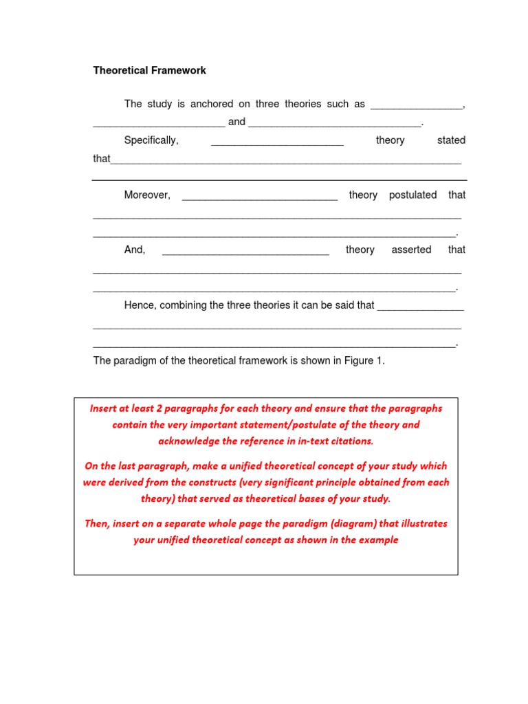 A Theoretical and Conceptual Framework for Understanding the ...