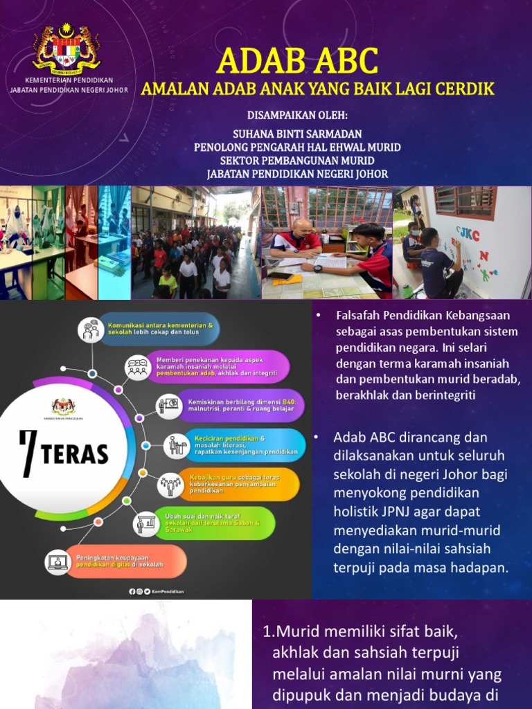 Adab ABC JOHOR 2023 | PDF