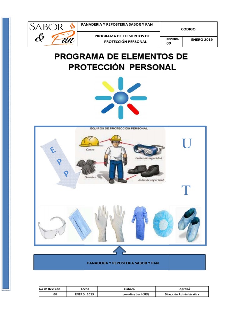 PROGRAMA DE EPP y MATRIZ DE EPP | PDF