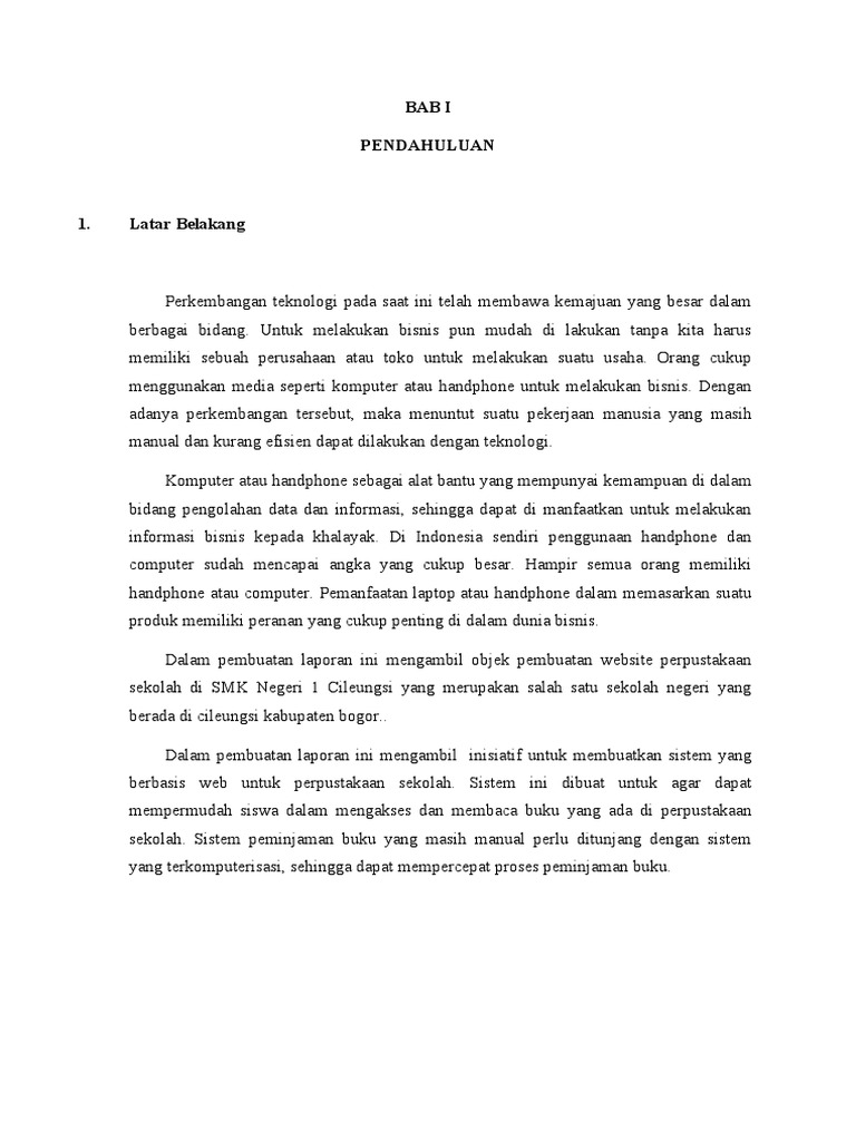 Laporan Perpus | PDF