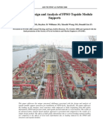 Structural Design and Analysis of FPSO Topside Module Supports | PDF ...